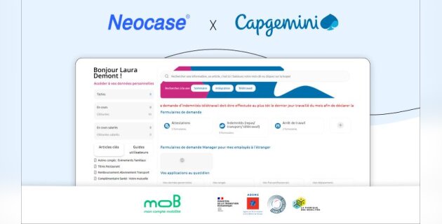 Capgemini et Neocase investissent la gestion RH au service de la mobilité durable - RH Matin