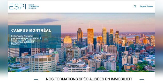 ESPI : ouverture d’un campus à Montréal (Canada) pour la rentrée 2023/ ...