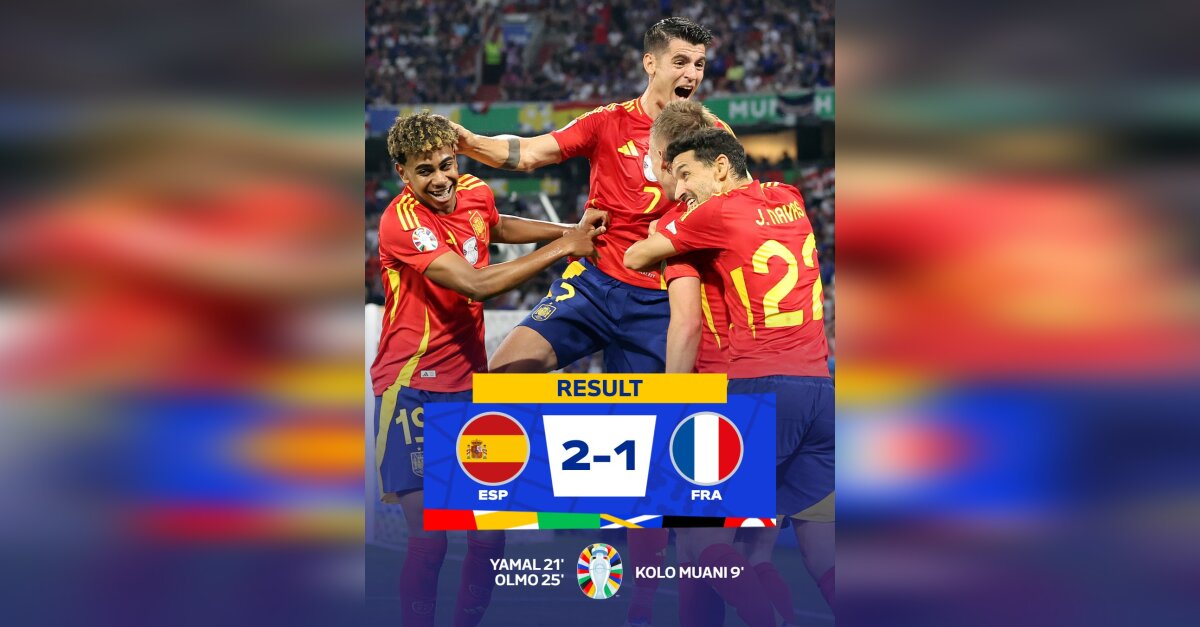 Euro 2024: 16,12 M de téléspectateurs pour Espagne - France sur TF1 ...