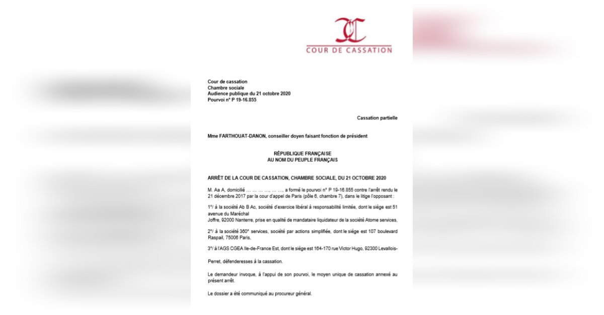 Contrat apparent: le caractère fictif du contrat doit être prouvé par ...