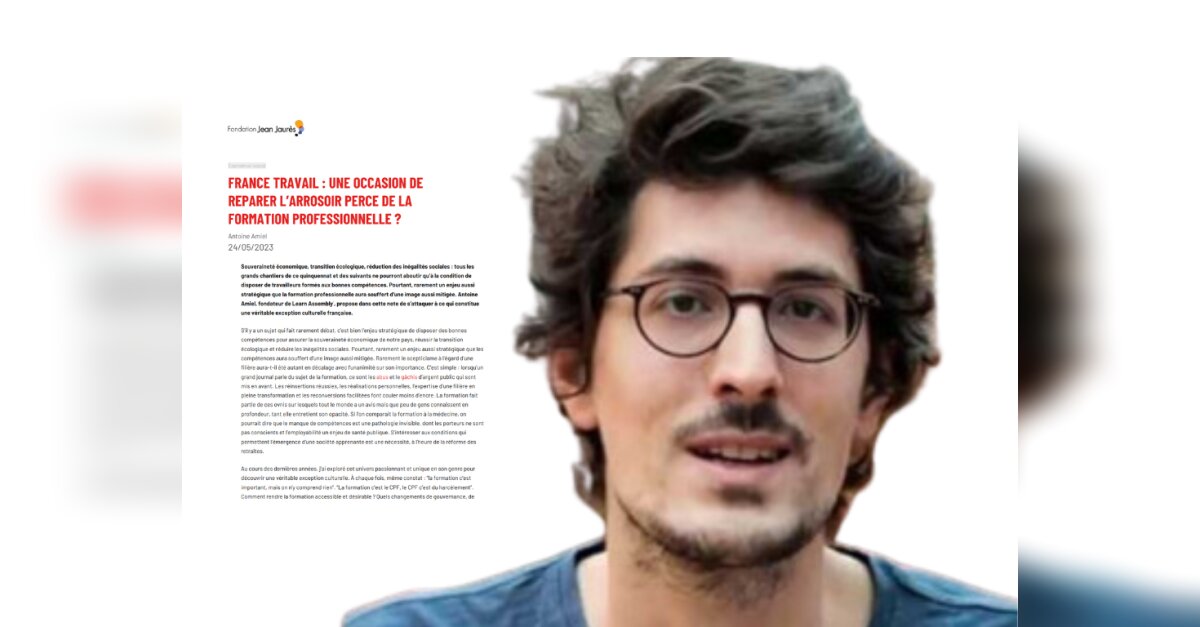 "Introduire un mécanisme de capitalisation et de contrôle dans la formation" (Antoine Amiel ...