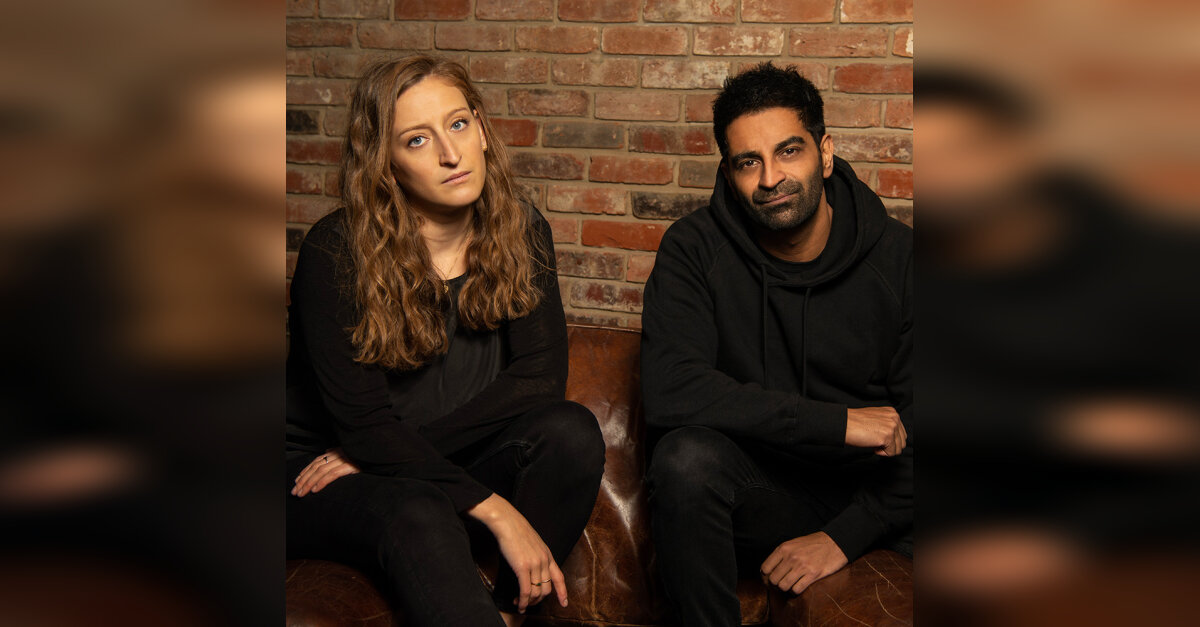 Dipesh Parmar président de Columbia Records UK, Amy Wheatley directrice ...