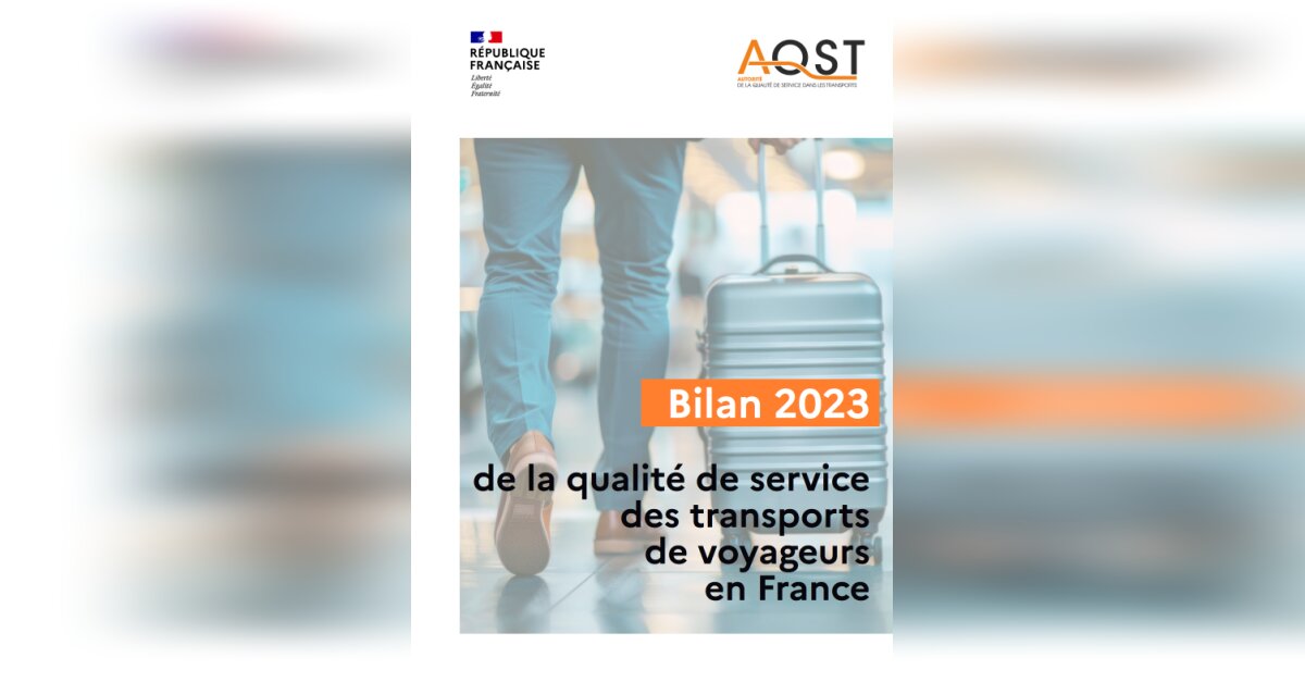 Bilan 2023 de la qualité de service des transports de voyageurs en ...