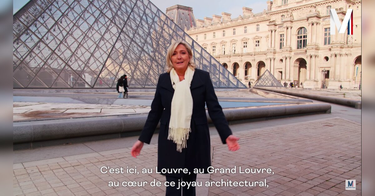 Musée du Louvre : demande de retrait de la vidéo réalisée par Marine Le ...