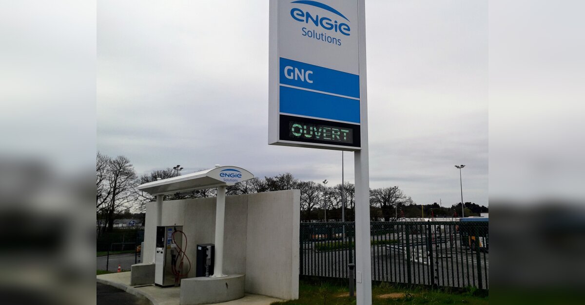 Ouverture d'une station bioGNV avec Engie Solutions à Quimper ...