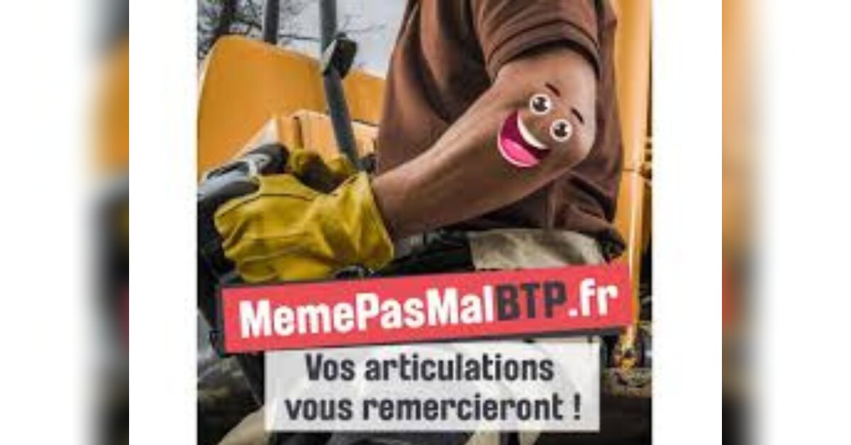 Prévention des TMS: nouvelle campagne de sensibilisation de l'OPPBTP ...