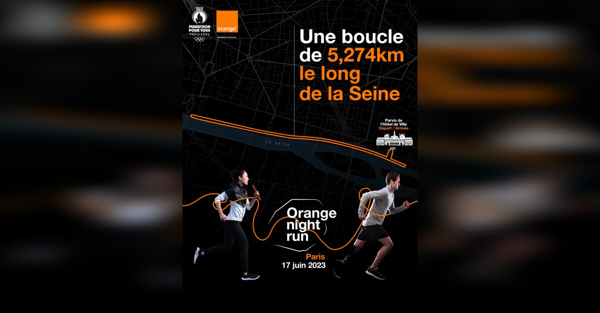 Orange: une course nocturne fera gagner des dossards pour le "Marathon ...