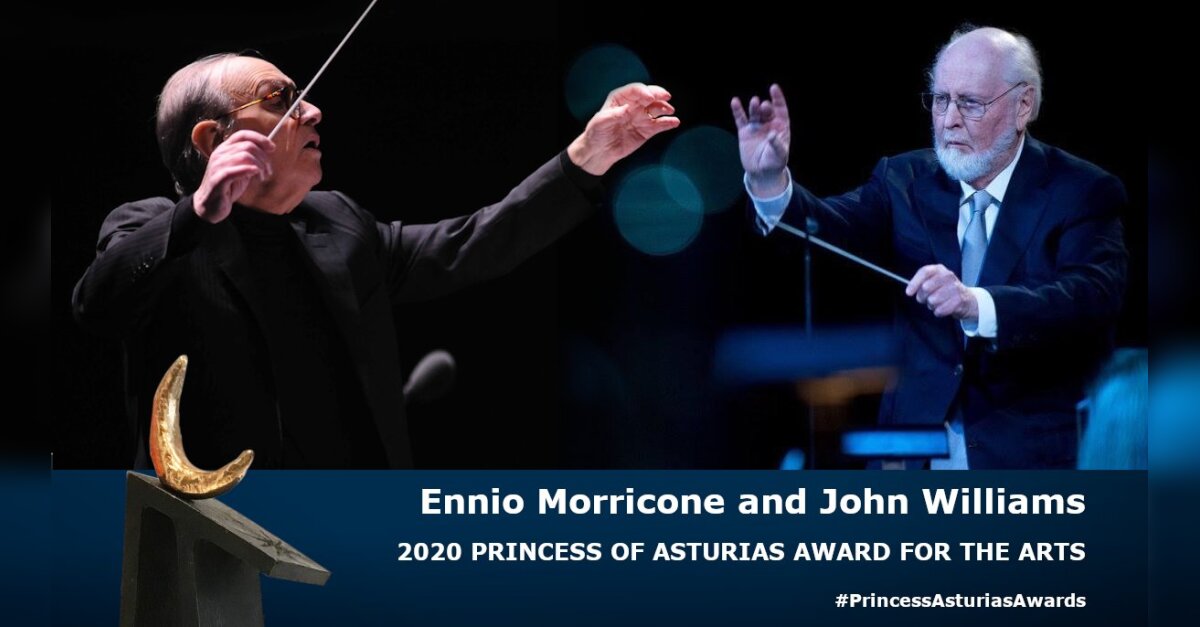 Espagne : les compositeurs Ennio Morricone et John Williams Prix ...