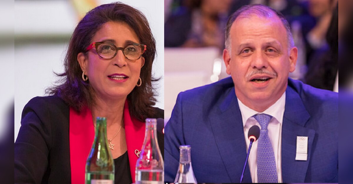 CIO : Nawal El Moutawakel (MAR) et le prince Feisal Al Hussein (JOR ...