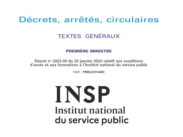 INSP : fin du classement de sortie au profit d'une nouvelle procédure d ...