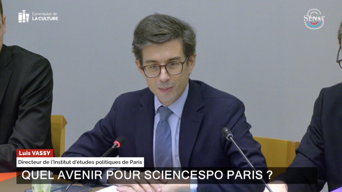 Sciences Po: audition de Luis Vassy au Sénat ; vote de l'IEP sur la ...