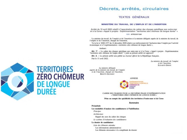 Expérimentation TZCLD : approbation du cahier des charges des Outre-mer ...