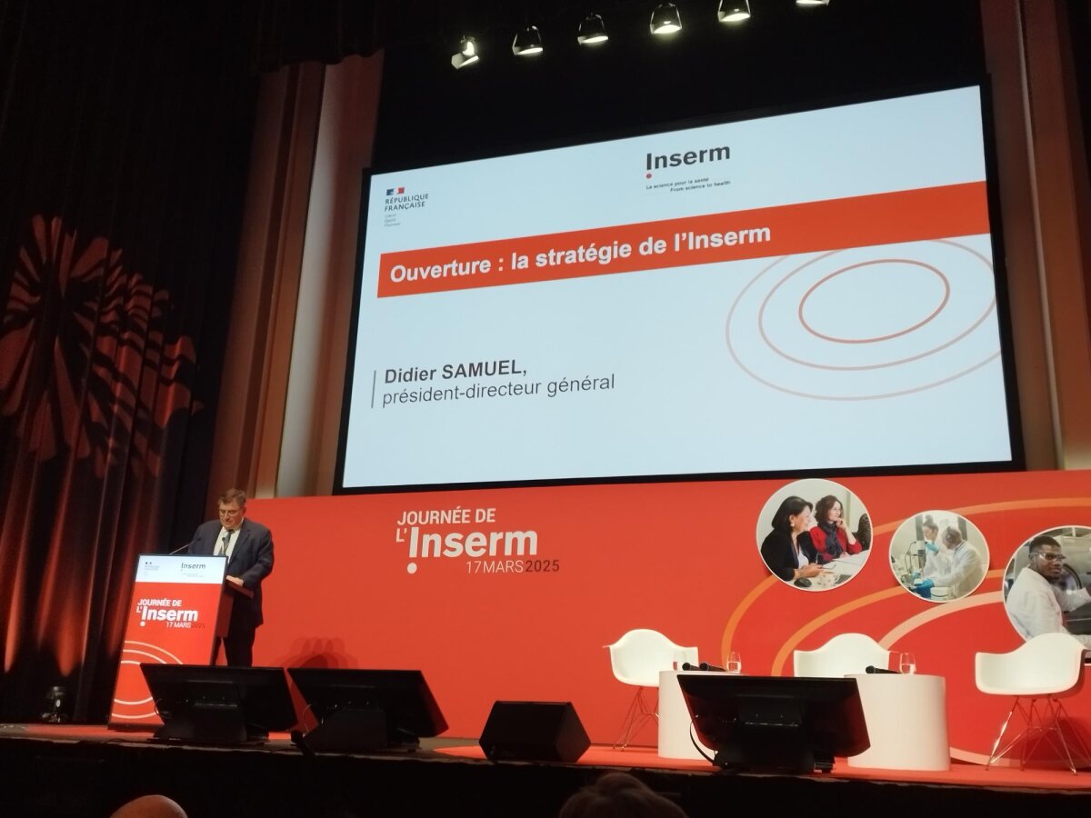 Inserm: "transmettre l’importance de la recherche aux politiques" (D ...