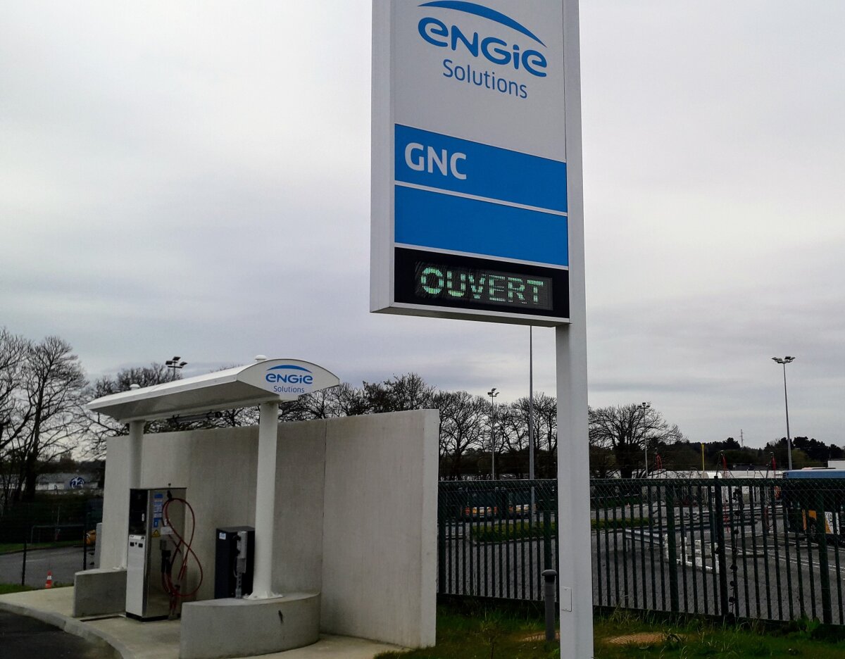 Ouverture d'une station bioGNV avec Engie Solutions à Quimper ...