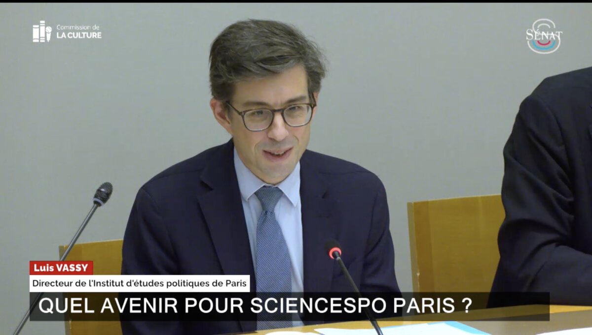 Sciences Po: "Apaisement très sensible de l'ambiance", selon Luis Vassy ...