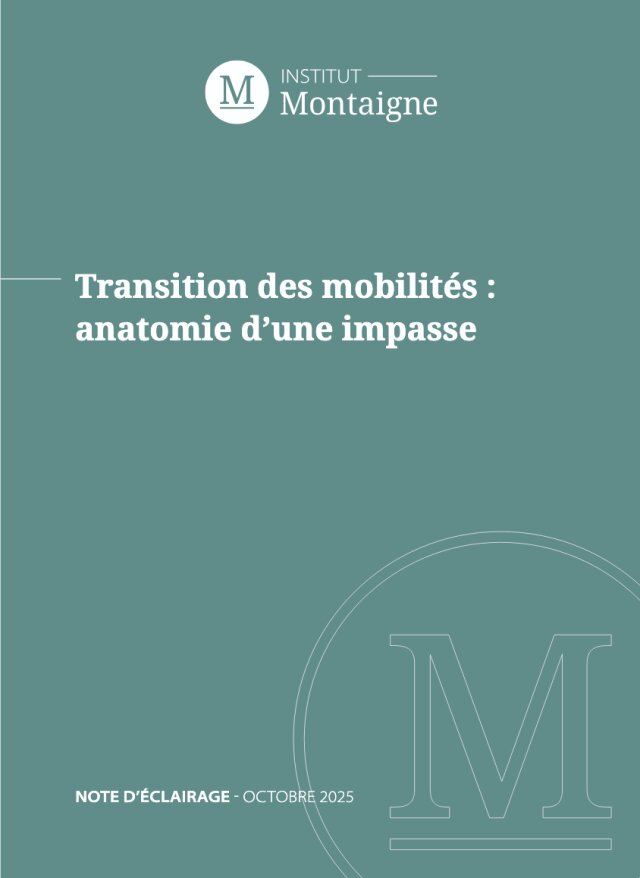 Note d'éclairage "Transition des mobilités : anatomie d’une impasse ...
