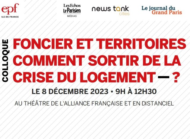 News Tank Cities - EPFIF : colloque 'Foncier et territoire : comment ...