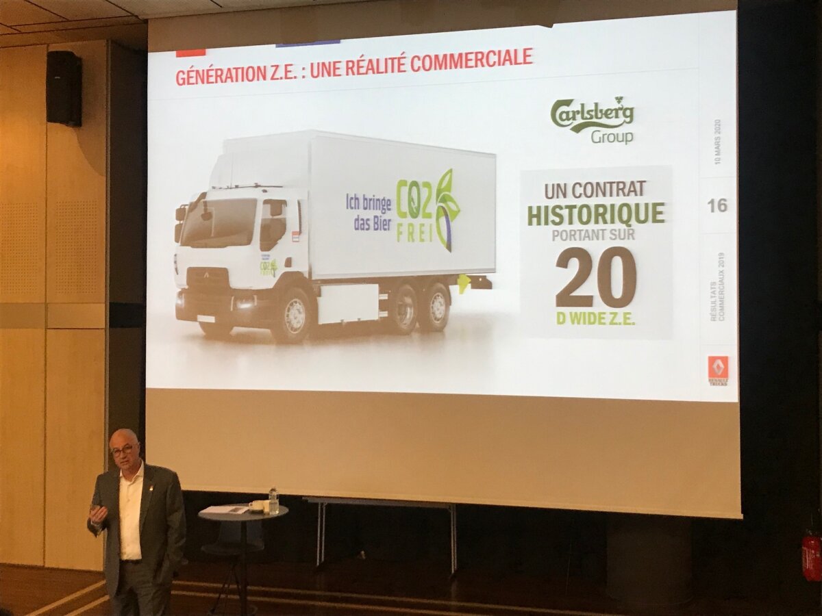 "Le camion électrique peut représenter 10 % de nos ventes en 2025 ...