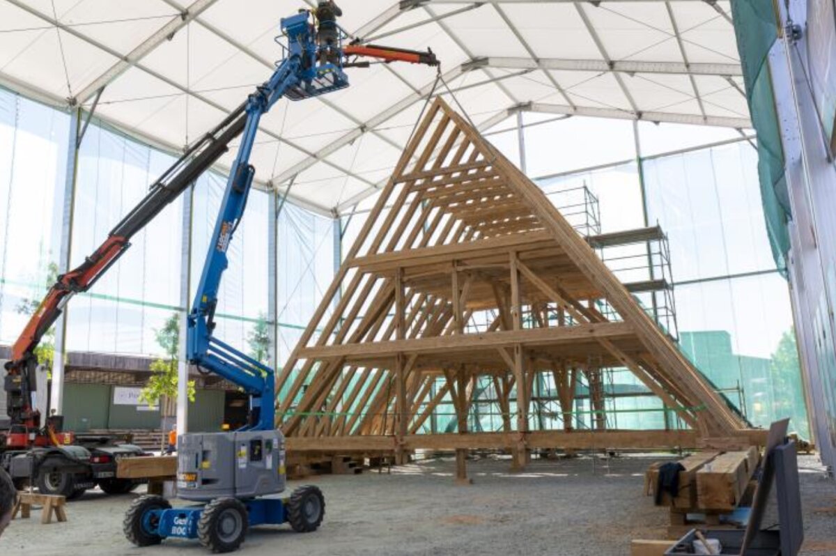 Notre-Dame : achèvement du montage à blanc des premières travées de la ...