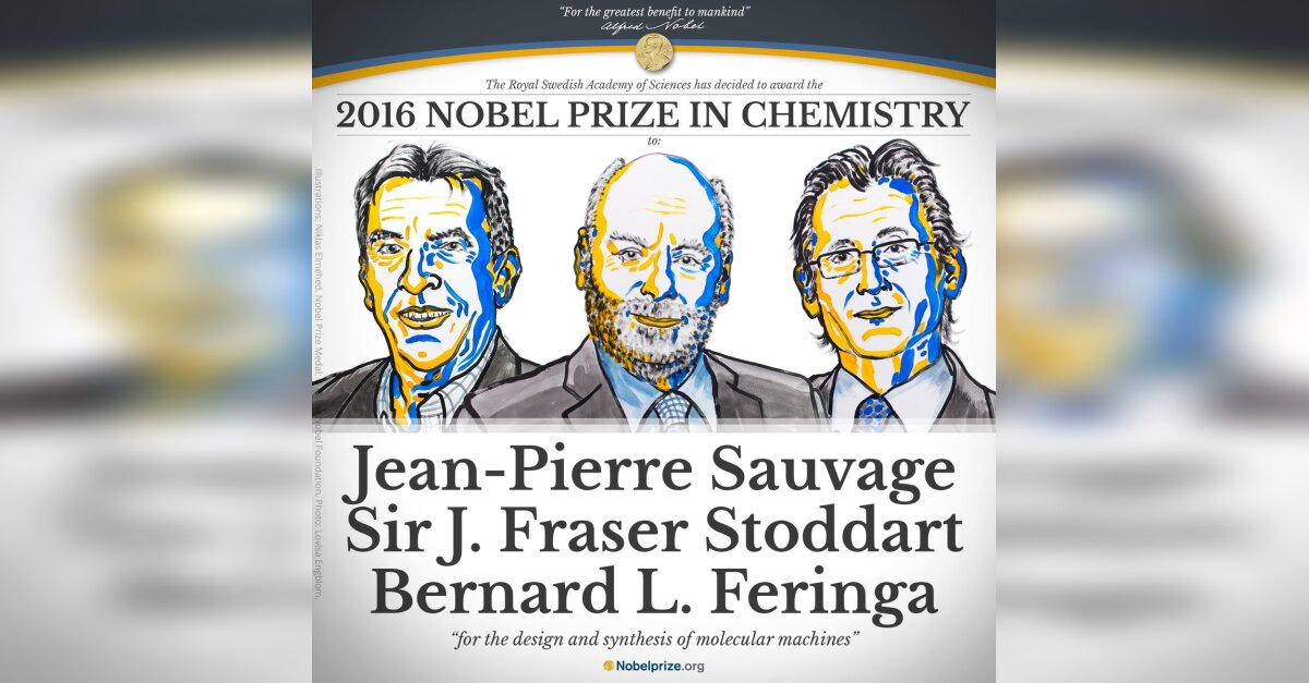 Prix Nobel de chimie 2016 pour J-P Sauvage (Unistra-CNRS), J. Fraser ...