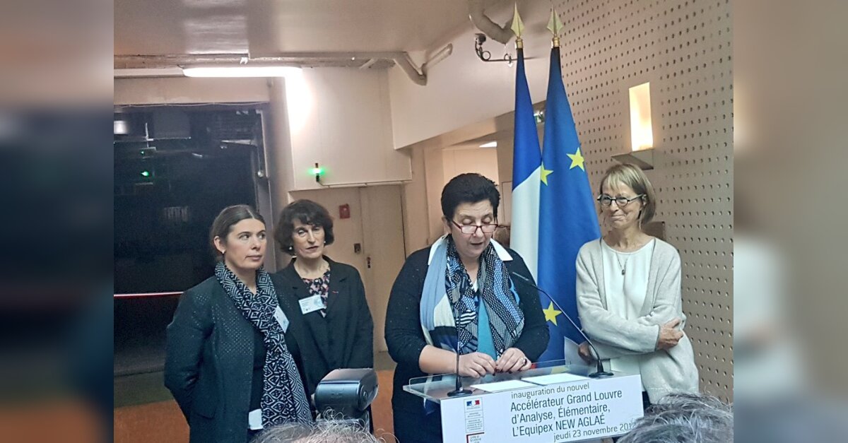 C2RMF : la nouvelle version de l'AGLAÉ inaugurée par Françoise Nyssen ...