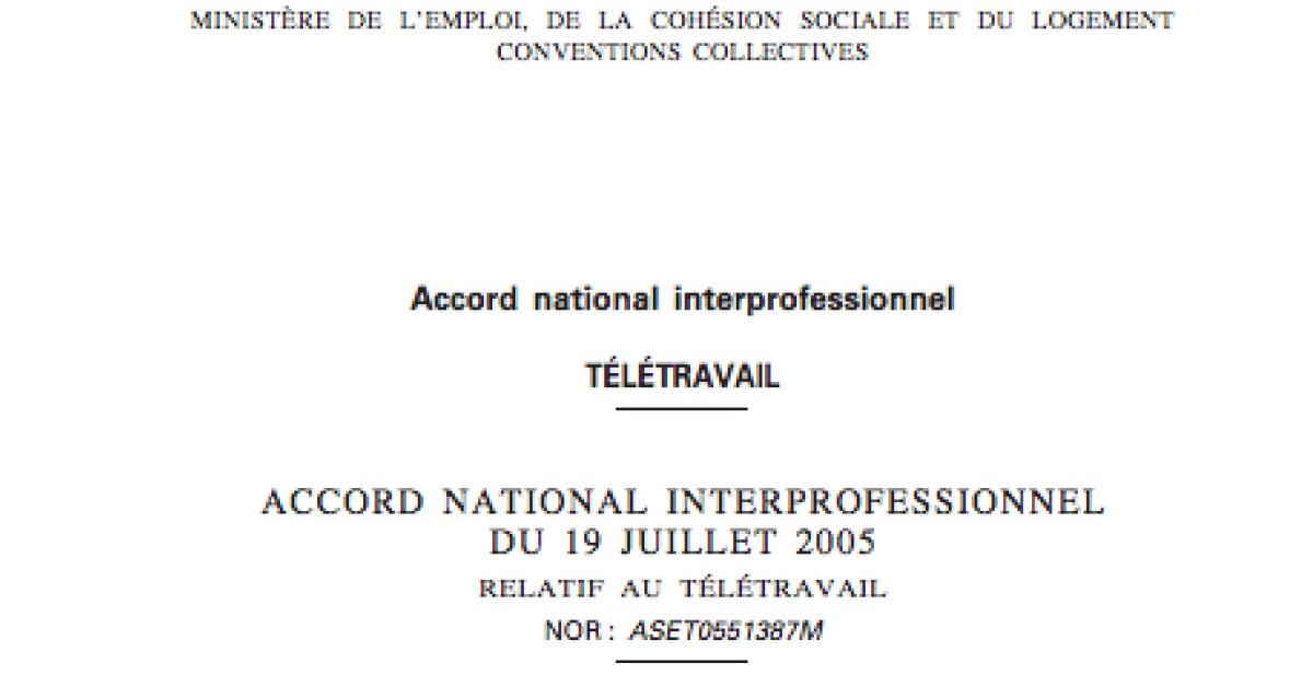 Télétravail: le point sur la concertation en cours avant la rencontre ...