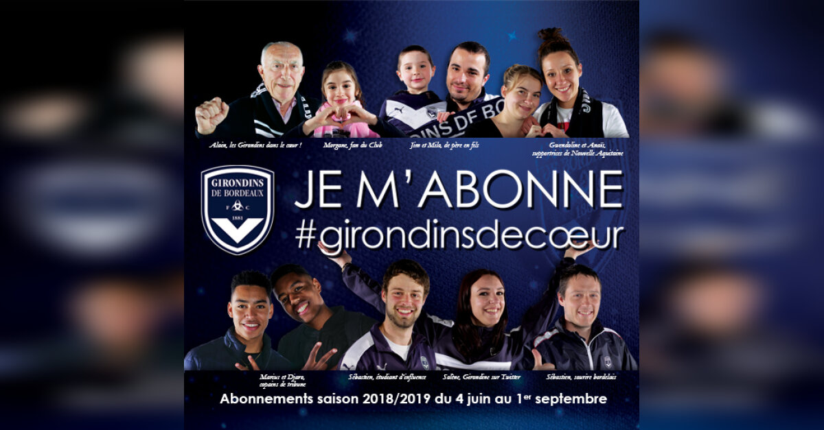 FC Girondins de Bordeaux : des tarifs d’abonnements 2018-19 stables ...