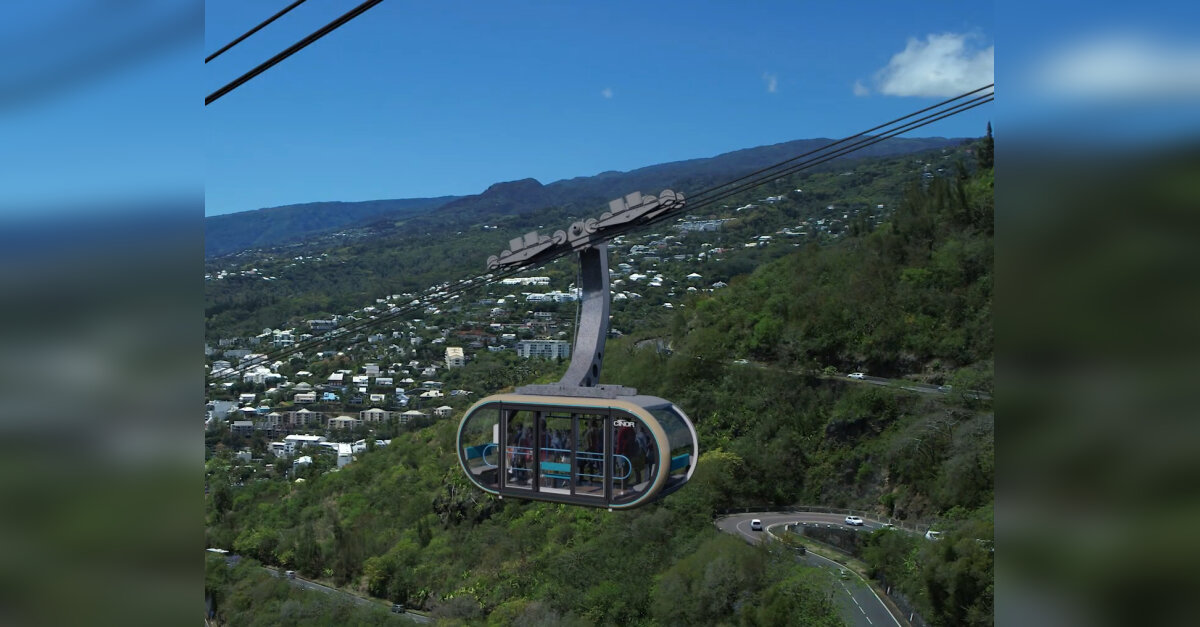 Saint-Denis de la Réunion: 1e ligne de téléphérique urbain mise en ...