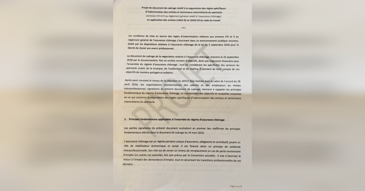 Chômage, annexes 8 et 10 : refus des syndicats de signer le projet de ...