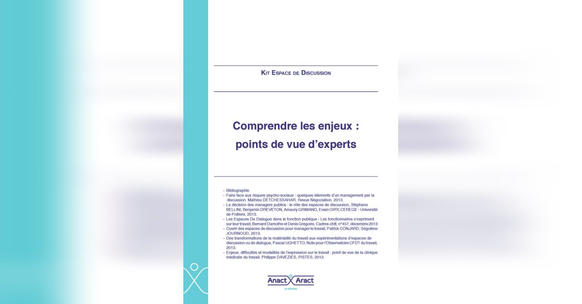 Espaces de discussion: un kit méthodologique gratuit proposé par le ...