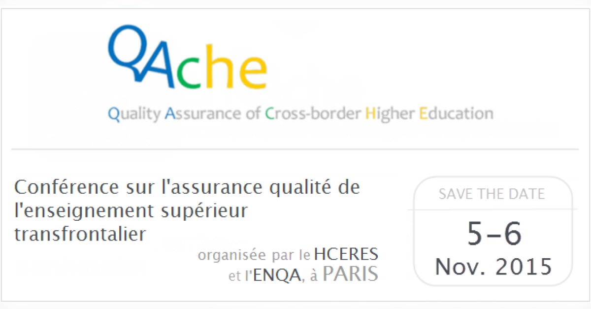 Une conférence sur l'assurance qualité de l'enseignement supérieur ...