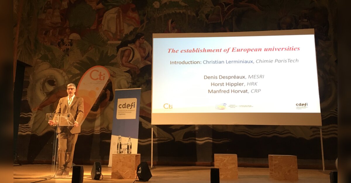 Le label "université européenne" doit être accordé par les États (D ...