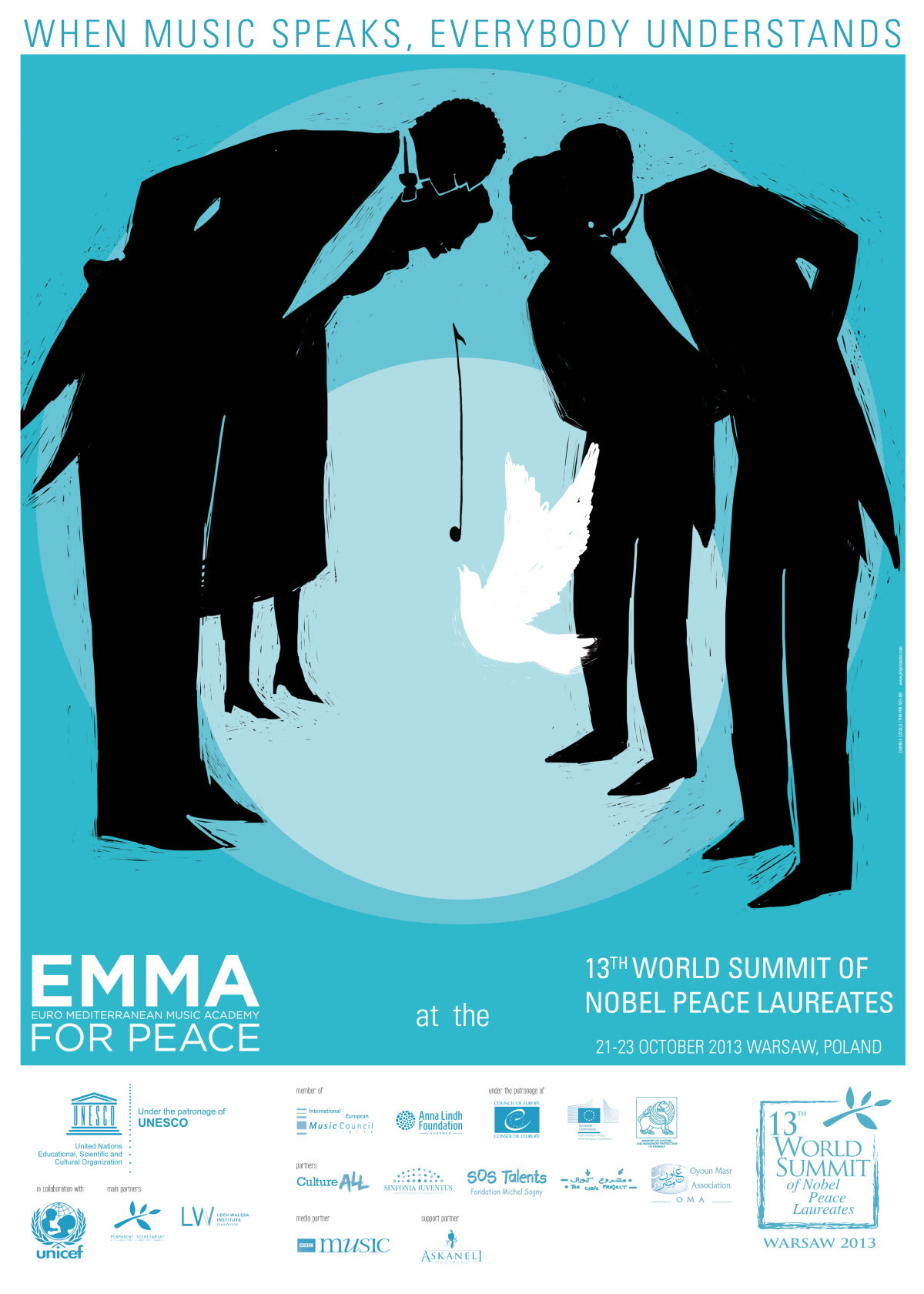 Lancement d'EMMA for peace pour le dialogue culturel entre la ...