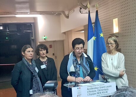 C2RMF : la nouvelle version de l'AGLAÉ inaugurée par Françoise Nyssen ...