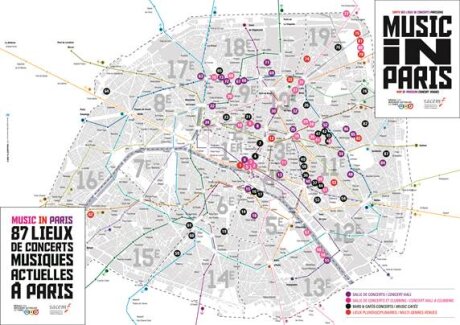 Lieux de diffusion : lancement de la carte Music In Paris par la Sacem ...